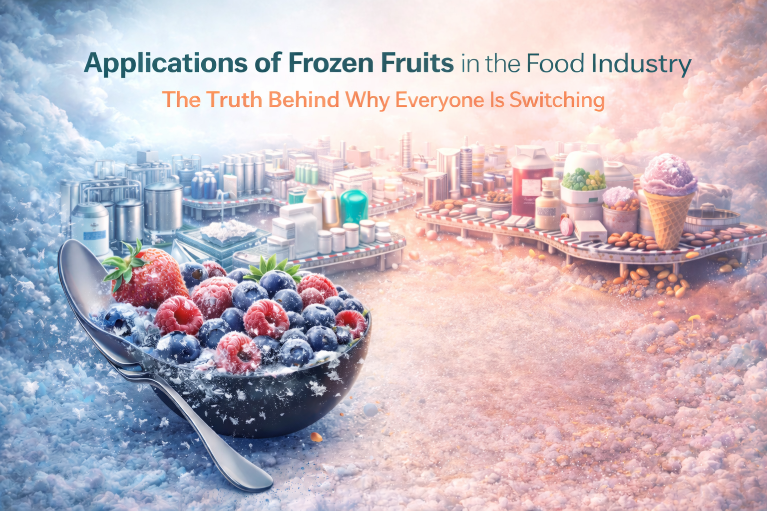 Applications of IQF Frozen Fruits in the Food Industry - FRUT – frut.shop
